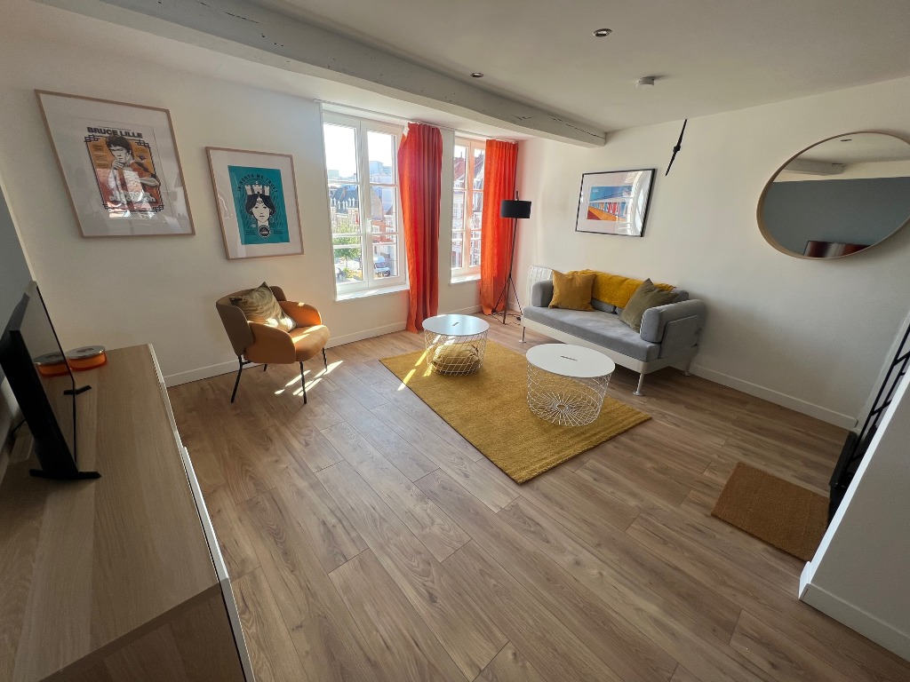 Location Appartement, Vieux Lille - T1 bis meublé en duplex - Le Lion ...